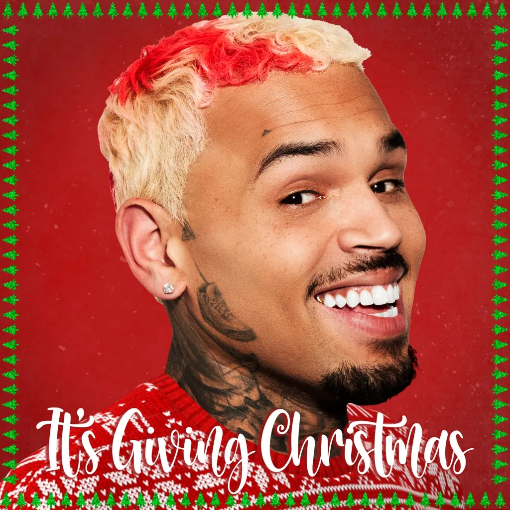 It's Giving Christmas by Chris Brown cover